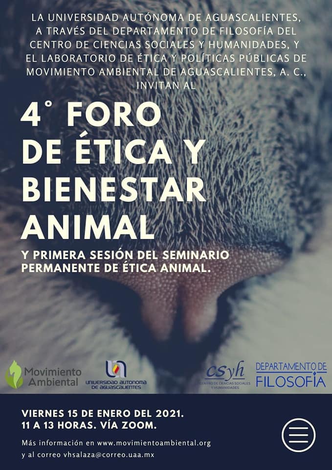 UAA realizará 4° Foro de Ética y Bienestar Animal - UAA | Universidad ...
